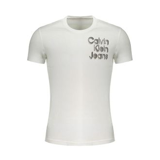 Calvin Klein Jeans Grafik T-Shirt Kurzarm Rundhalsausschnitt