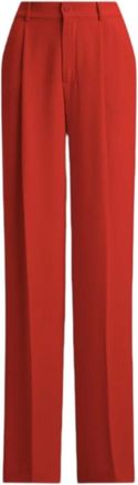 Ralph Lauren Femme, Pantalons, Rouge, Taille: 36 FR Wide Pantalons