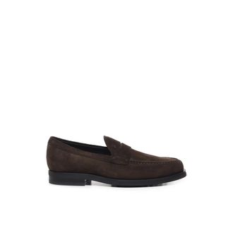 Tod's Braune Wildleder Flache Schuhe Hergestellt in Italien - - Shoes - Herren - Braun - 40 1/2 EU