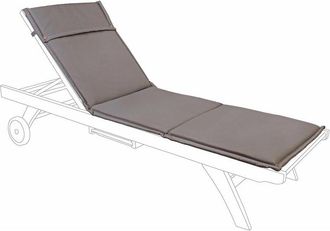BIZZOTTO Bizzotto - Kissen für Outdoor-Sonnenliege, wasserabweisend 190 x 62 cm -Choco