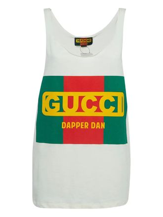 Gucci x Dapper Dan Tanktop - Wei&szlig;