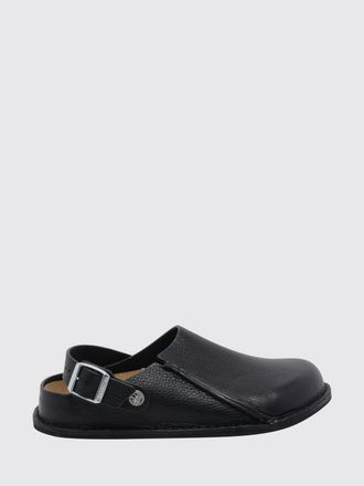 Birkenstock Mules slingback Lutry Premium en cuir grain&eacute; avec bride r&eacute;glable