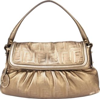 Fendi Crossbody Bags - Fendi Golden Leather Zucca Chef Handbag - Gr. unisize - in Bunt - f&uuml;r Damen