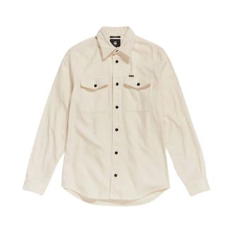 G-Star Homme, Chemises, Beige, Taille: L Marine Slim Shirt