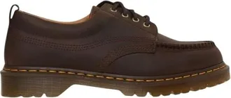 Dr. Martens Chaussure Lowell &agrave; bout mocassin et 4 oeillets - Homme - Chaussures - Brun - Taille: 40 EU