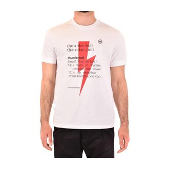 Neil Barrett Kurzarmshirt - - Tops - Herren - Wei&szlig; - XL