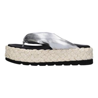 Fabi Fd2103A Zehentiemel-Pantolette - - Shoes - Damen - Grau - 36 EU