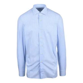 Errico Formicola Herren, Shirts, Blau, LGr&ouml;&szlig;e