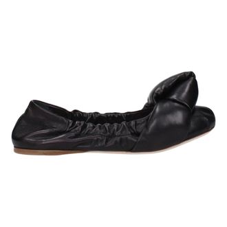 Miu Miu Ballerinas aus Leder - - Shoes - Damen - Schwarzk - 38 EU