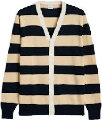 Aspesi Homme, Pulls, Multicolore, Taille: XL Cardigan en fil de coton