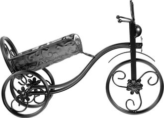 BESPORTBLE jojofuny Fahrradf&ouml;rmiges Weinregal aus Metall Freistehender Weinhalter f&uuml;r Rotwein Platzsparend f&uuml;r Wohnzimmer und K&uuml;che Kreatives Weinlagerregal zur 