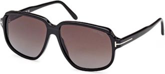 Tom Ford Klassische Schwarze Sonnenbrille - - Accessories - unisex - Schwarzk - 59 MM