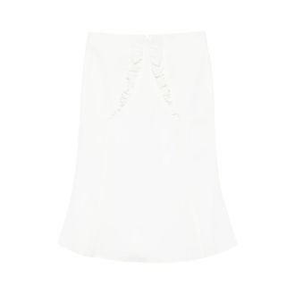 Shushu/Tong Rock mit R&uuml;schenbesatz - - Skirts - Damen - Wei&szlig; - XS
