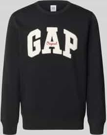 GAP Sweatshirt mit Logo und Rundhalsausschnitt