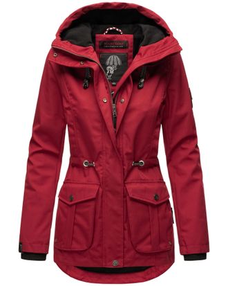 Marikoo Damen &Uuml;bergangsjacke Babetaa Princess mit Kapuze