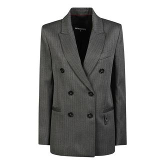 Patrizia Pepe Zweireihiger Blazer - - Jackets - Damen - Grau - S