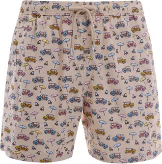 MC2 Saint Barth Homme, Maillots de bain, Multicolore, Taille: S Lighting Micro Fantasy Ultralight Swim Short