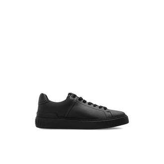 Balmain B-Court Leder-Sneakers - - Shoes - Herren - Schwarzk - 46 EU