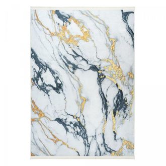 Un amour de tapis Tapis salon et chambre 120x160 or rectangle tiss&eacute; motif abstrait PERY