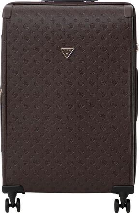 Guess Valise trolley Lenwood Logo - Femme - Valises - Brun - Taille: ONE Size