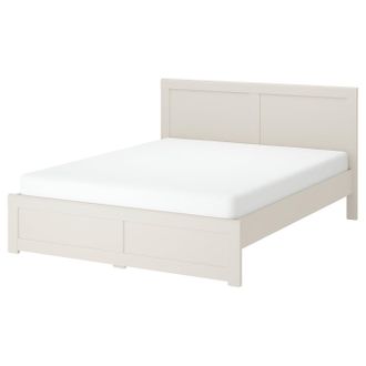 IKEA F&Aring;GELFJ&Auml;LLET Bettgestell+Mittelbal/Federholzrahm