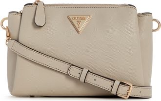 Guess Noelle Tri Compartment Crossbody Bag Taupe