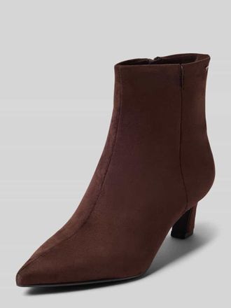 Tamaris Stiefelette mit Blockabsatz aus Veloursleder