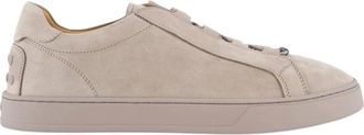 Tod's Homme, Chaussures, Gris, Taille: 42 1/2 EU Baskets Gris Heren Cassetta 04L