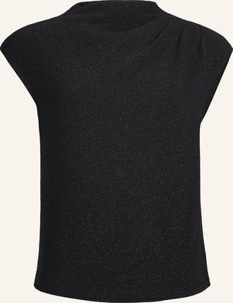 Swing Swing Stricktop Mit Glitzergarn schwarz