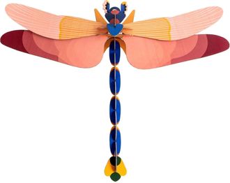 studio roof Studio Roof 3D Wall Decoration, Large Giant Dragonfly (TTM72)