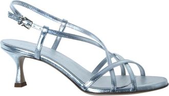 Sergio Levantesi Femme, Chaussures, Gris, Taille: 38 EU Sandales &agrave; Talons Hauts