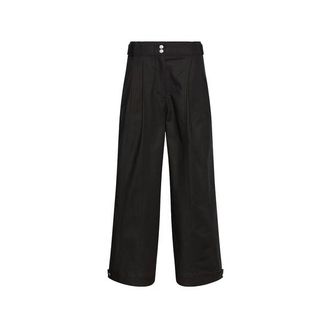 Calvin Klein Pantalon large en coton m&eacute;lang&eacute;