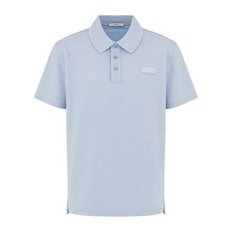 Givenchy Polo aus Baumwolle mit Paris Gros Grain - - Tops - Herren - Blau - M