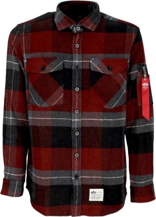 Alpha Industries Homme, Chemises, Multicolore, Taille: M Unfrm Chemise en Flanelle