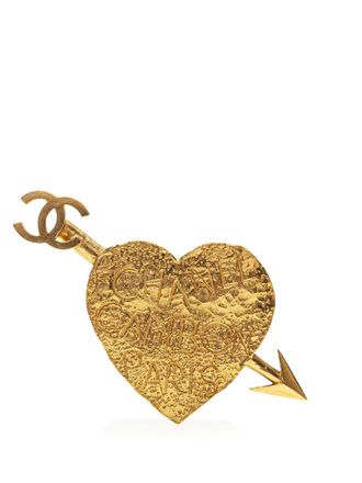 Chanel broche Heart and Arrow (1993) - Or