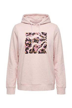 Ulla Popken Sweatshirt Hoodie Motivdruck Kapuze Langarm
