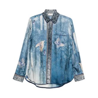 Pierre-Louis Mascia Femme, Blouses et Chemises, Bleu, Taille: 36 FR Pierre Louis Mascia Chemises