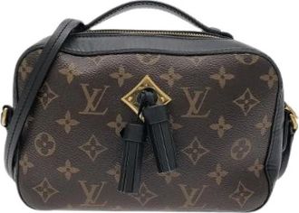 Louis Vuitton Sac bandouli&egrave;re en toile enduite Monogram Santonge Pre-owned - Femme - Pre-owned - Brun - Taille: ONE Size