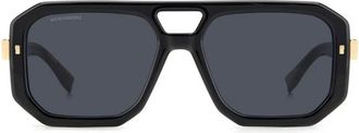 Dsquared2 Homme, Accessoires, Noir, Taille: 56 MM D2 0105/S 807 Lunettes de soleil