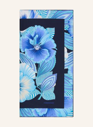 Ferragamo Ferragamo Seidentuch blau