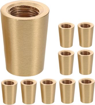 Soimiss 10 St&uuml;ck Teiliges Messing F&uuml;&szlig;e H&ouml;he Robuste Dekorative Messing Box Schneidebrettf&uuml;&szlig;e Stilvolle Vielseitig f&uuml;r Heim K&uuml;chenanwendungen