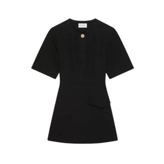 Givenchy Mini-Kleid aus Wolle - - Dresses - Damen - Schwarzk - S