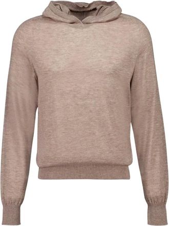 120% Lino Homme, Sweatshirts et sweats &agrave; capuche, Brun, Taille: L SweaT-shirts &agrave; capuche