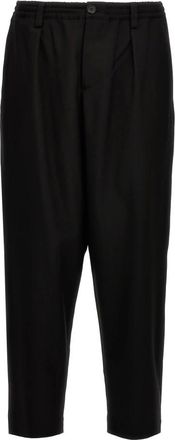 Marni Homme, Pantalons, Noir, Taille: XL Pantalon &Eacute;court&eacute; en Laine Tropicale