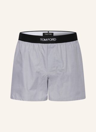 Tom Ford Web-Boxershorts grau