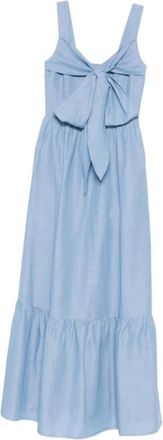 Liu Jo Femme, Robes, Bleu, Taille: 38 FR Wa6428T4818 Maxi Dress