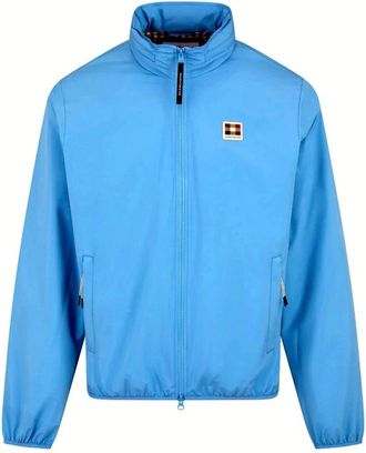 Aquascutum Homme, Vestes, Bleu, Taille: S RLG Badge Windbreaker