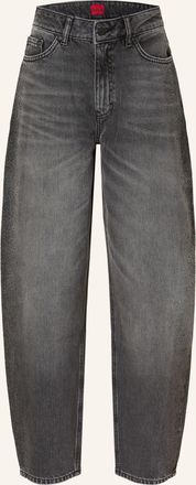 HUGO BOSS Hugo Barrel Jeans Gimine Mit Schmucksteinen grau