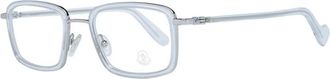 Moncler Trapezf&ouml;rmige optische Brillen mit Etui - - Accessories - Herren - Grau - ONE SIZE