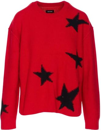 Zadig&Voltaire Markuz Kaschmirpullover - - Knitwear - Damen - Rot - S